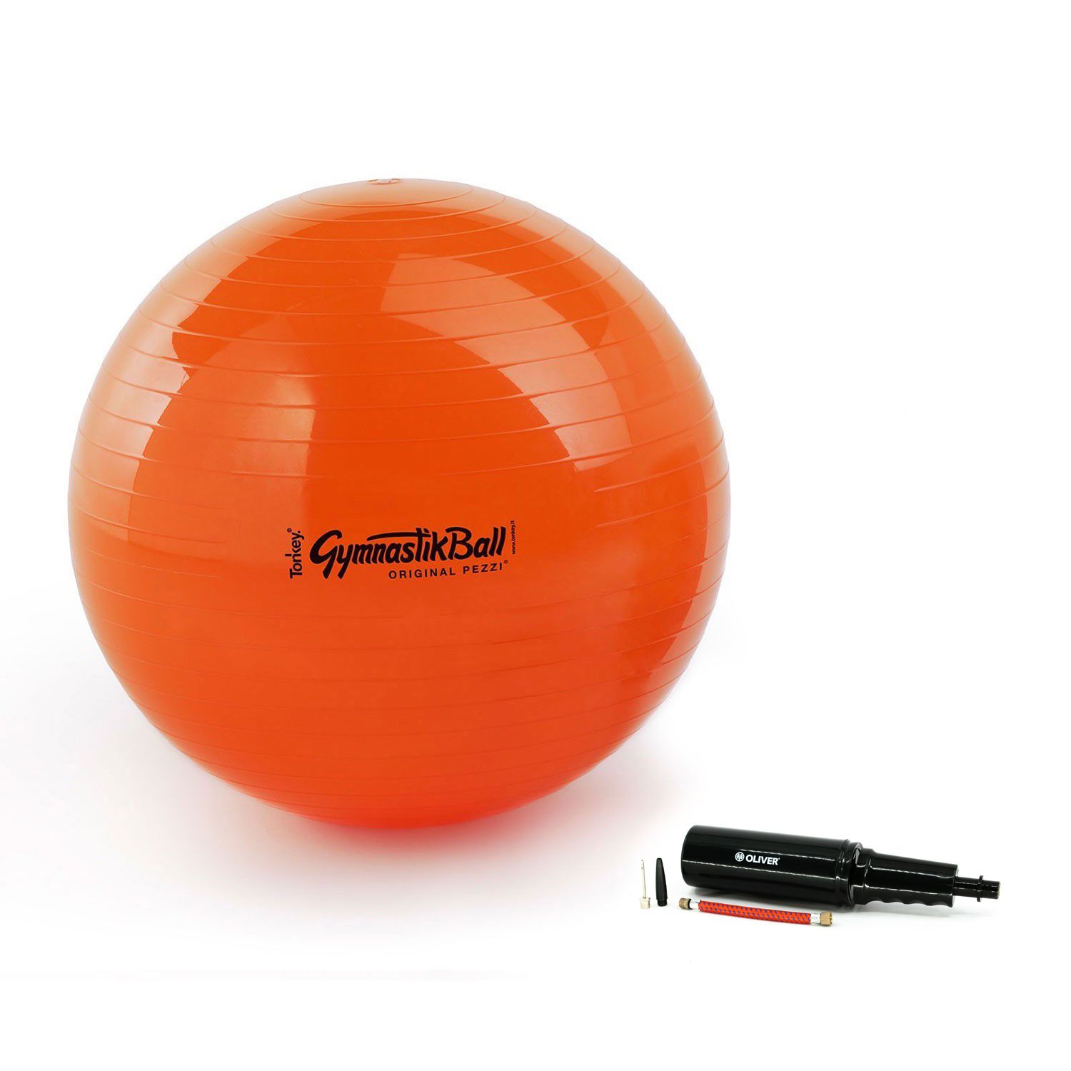 Original Pezziball STANDARD with pump | orange | 53 cm | KO2801129D53