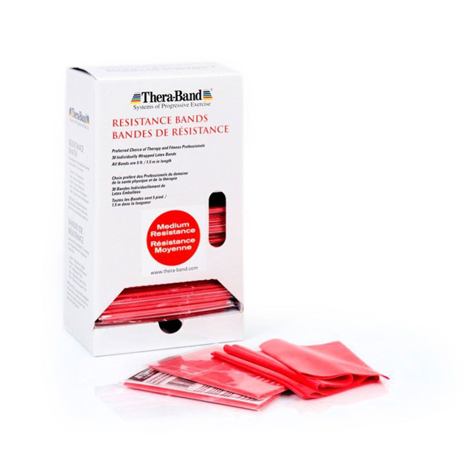 Thera-Band Dispenser Box: 30 Bänder à 1,5 m | mittel | AR1053049593